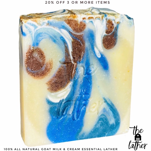 THE LATHER BARN | Bath | Bay Rum Spice Goat Milk Cream Lather Bar ...